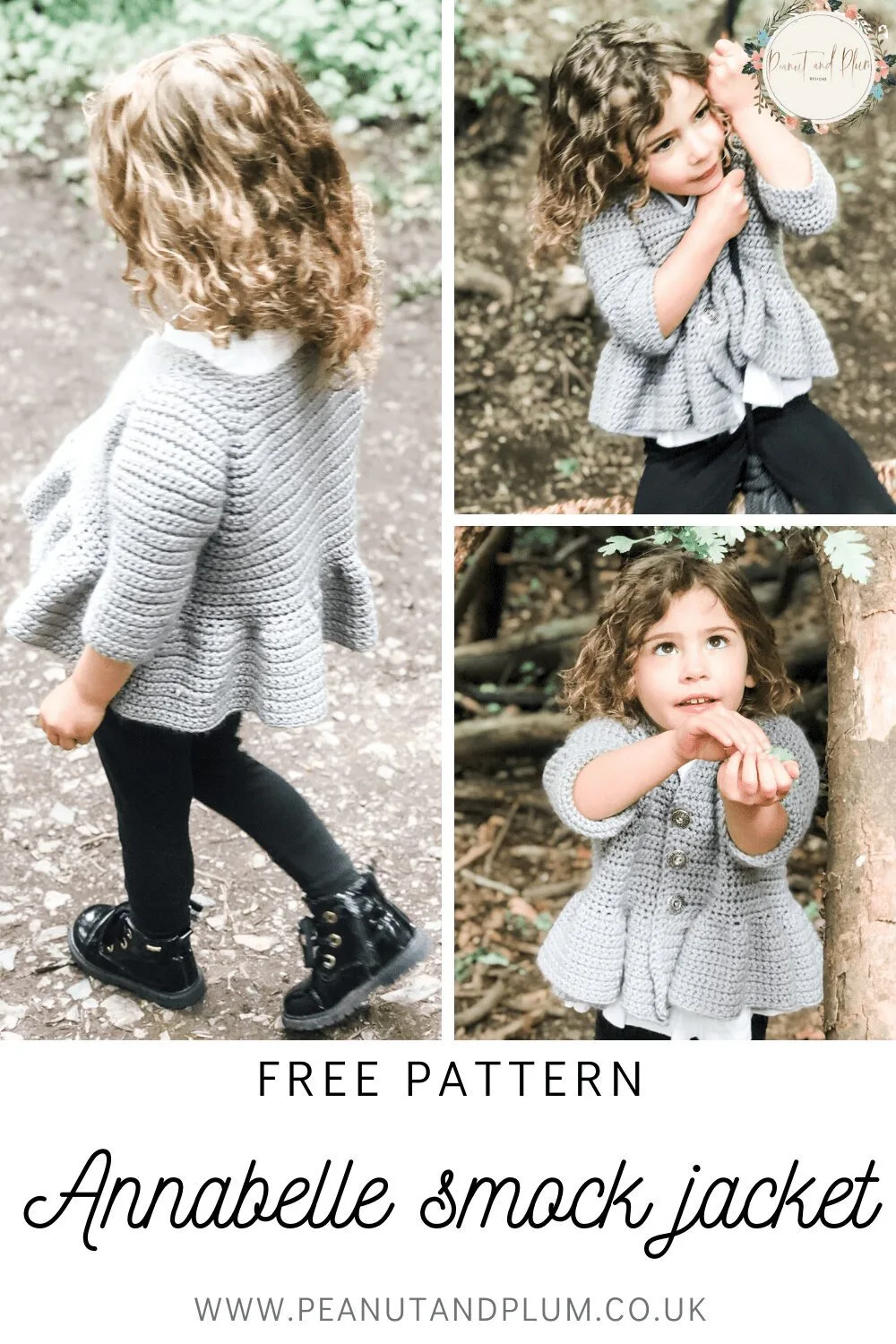 Annabelle smock dress - Pinterest pin - Peanut and plum